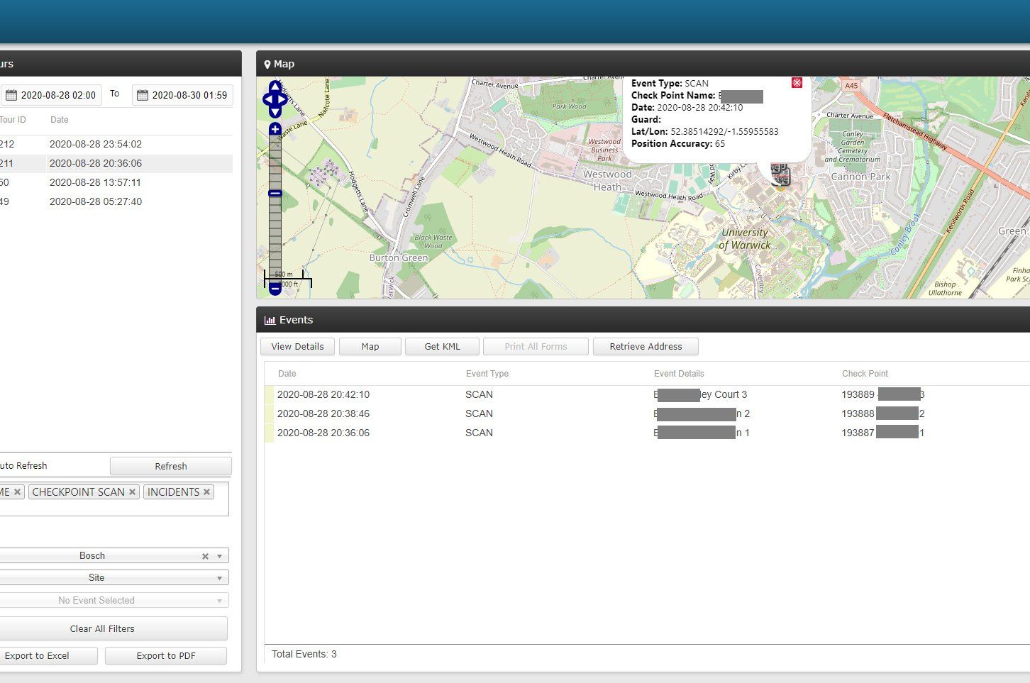 PatrolGuard use a cloud monitoring system for patrols